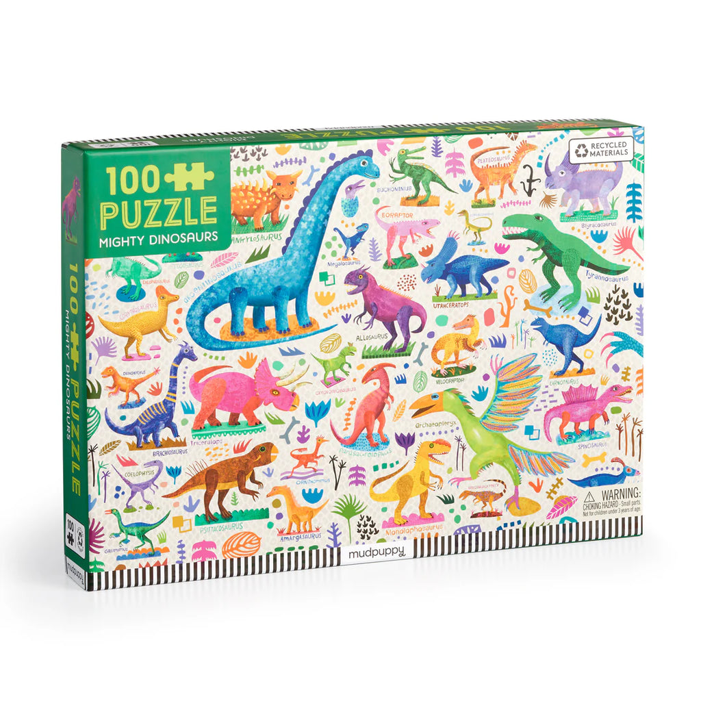 Mighty Dinosaurs 100 Piece Puzzle – Droplets.