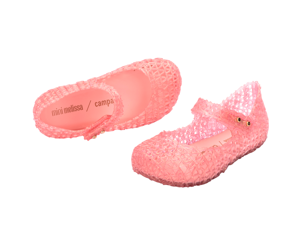 Mini Campana Papel - Pearly Pink Glitter – Droplets.