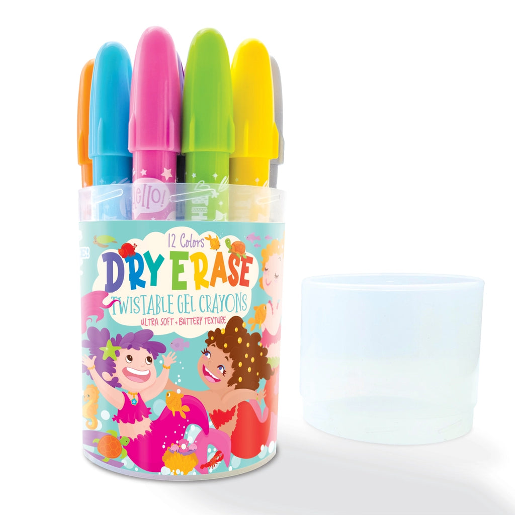 Dry Erase Twistable Gel Crayons - Magical Mermaids – Droplets.