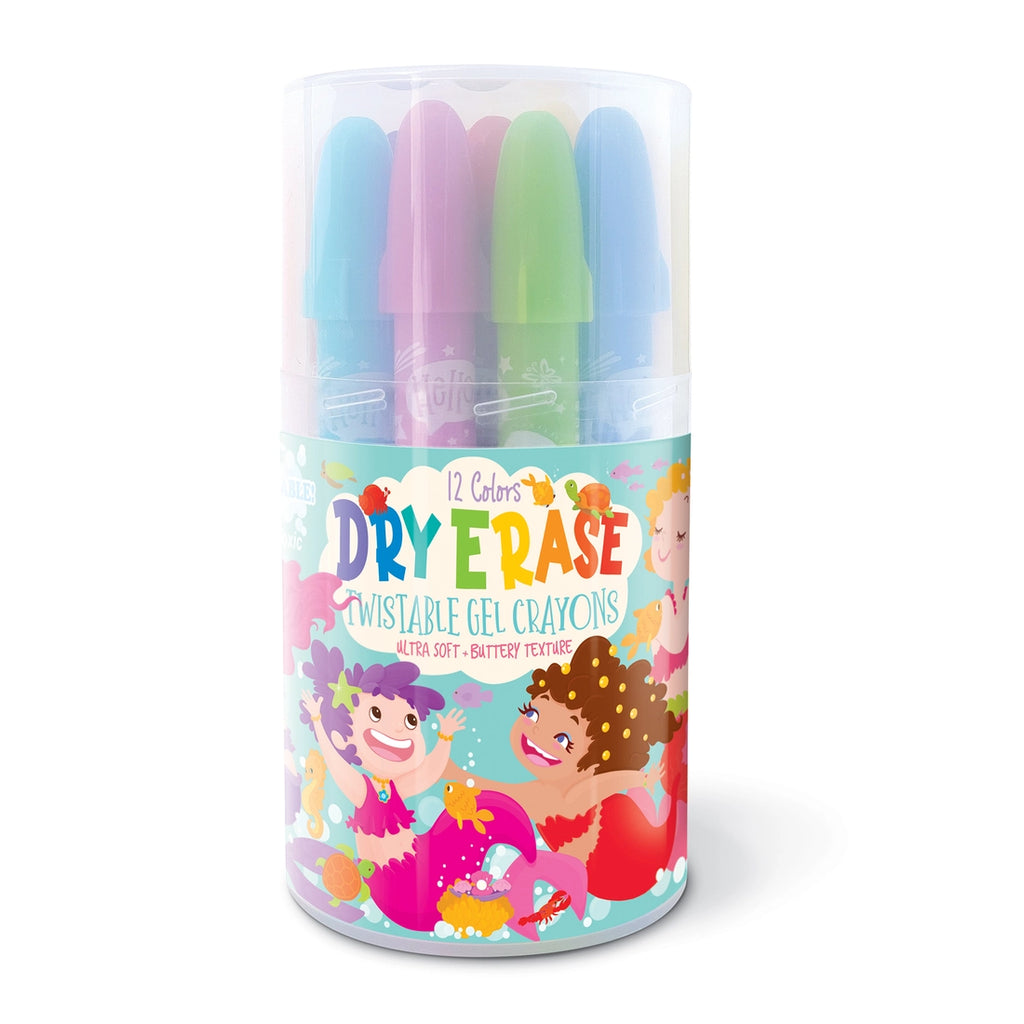Dry Erase Twistable Gel Crayons - Magical Mermaids – Droplets.